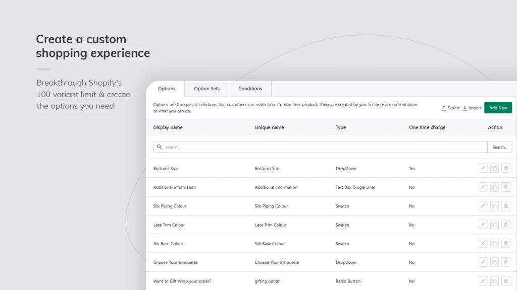 Infinite Product Options - Shopify Apps Reviews by Conversionskitchen.com